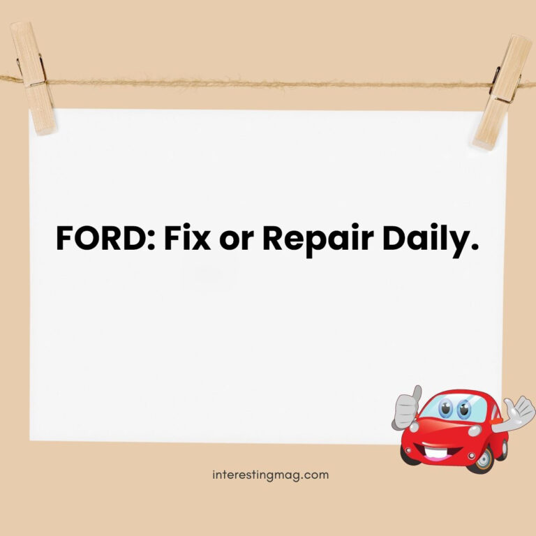 Ford Funnies: Hilarious Jokes and Puns about Ford Vehicles