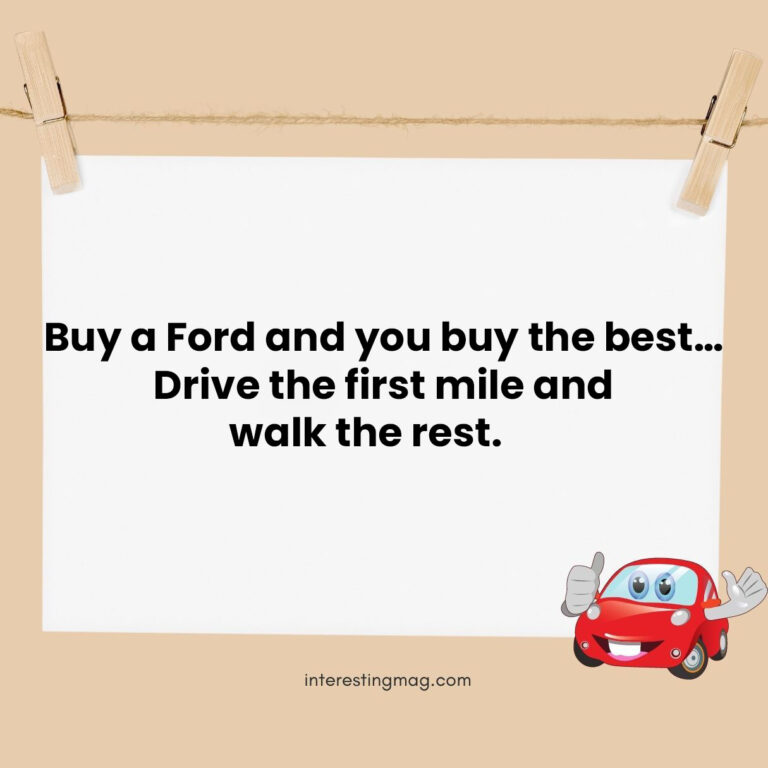 Ford Funnies: Hilarious Jokes and Puns about Ford Vehicles